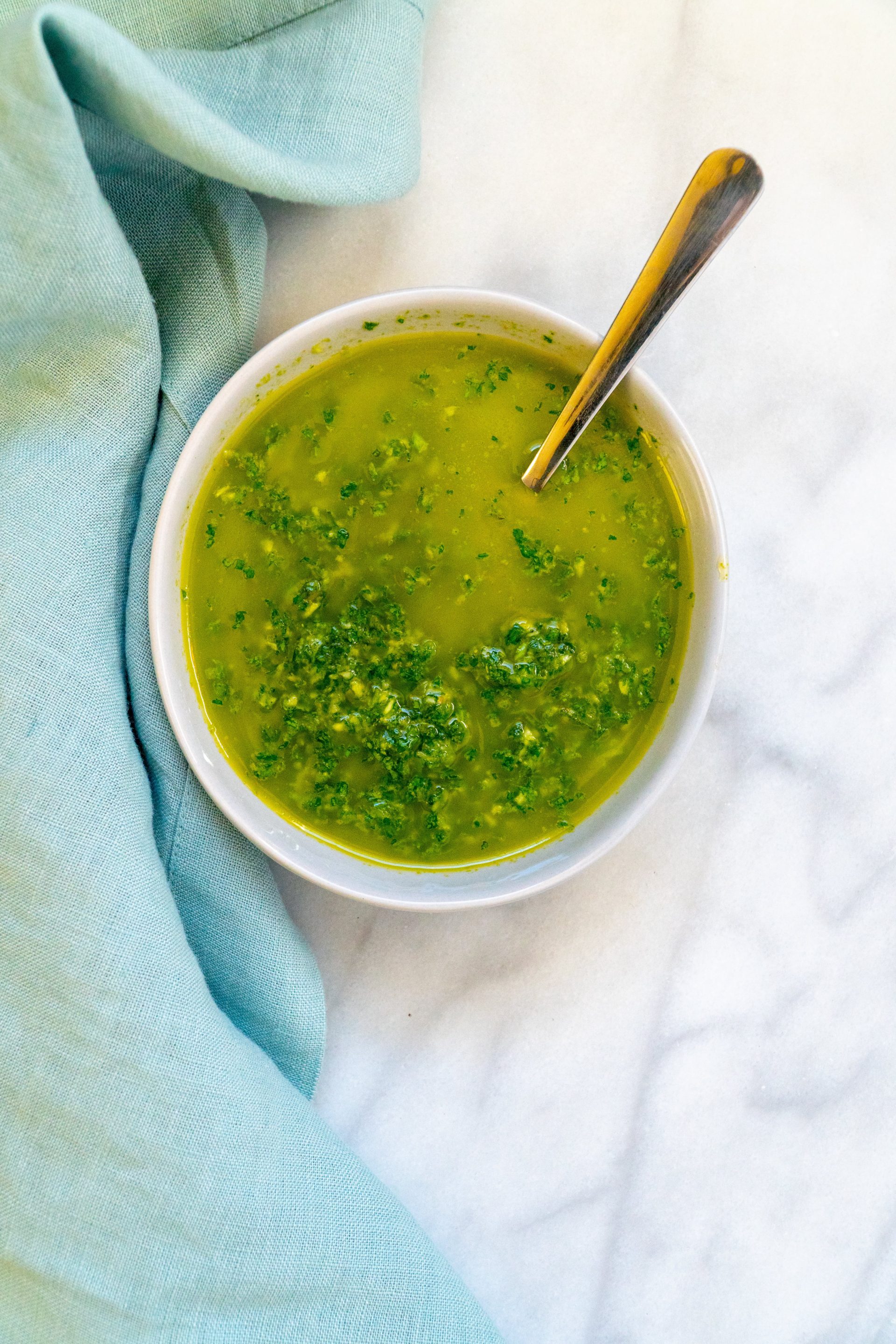 Garlicky Cilantro Mojo Sauce - India from Indiana