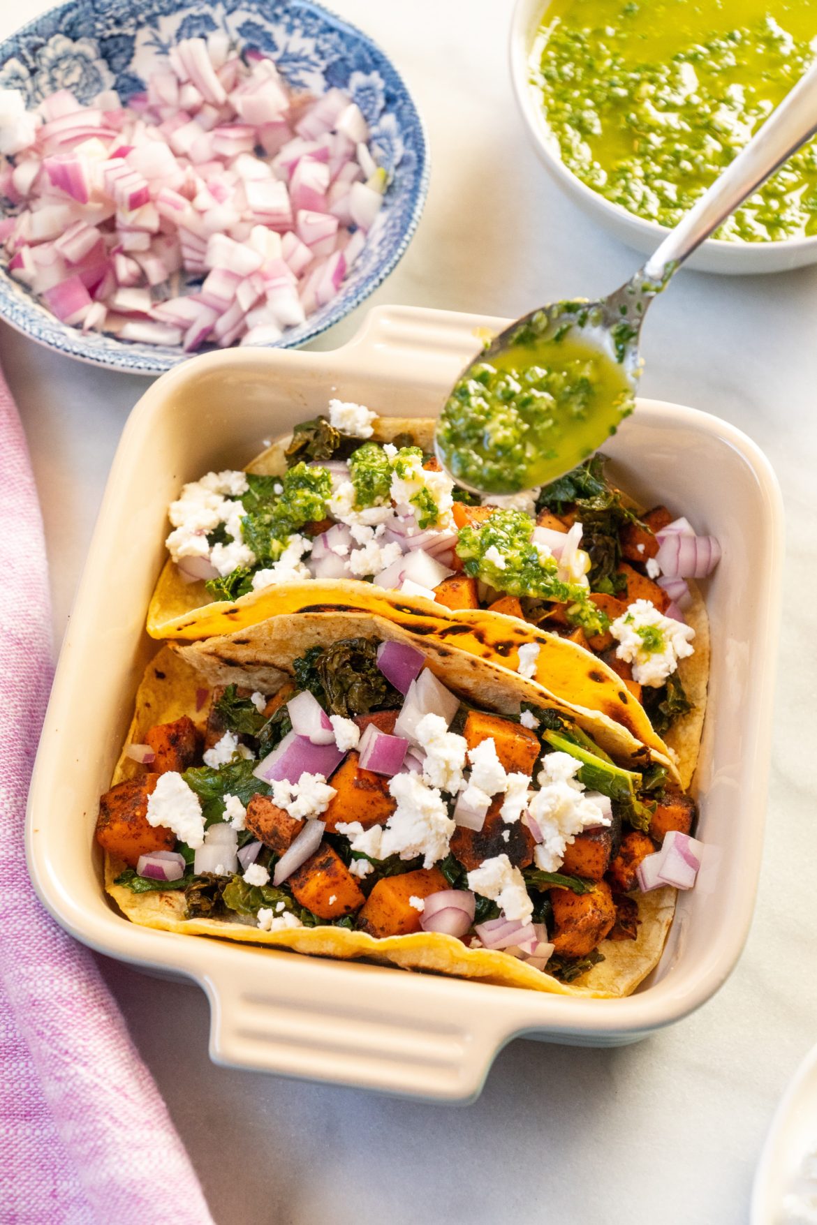 You'll Love these Sweet Potato and Kale Tacos - India from Indiana