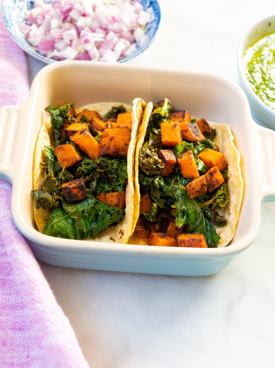 You'll Love these Sweet Potato and Kale Tacos - India from Indiana